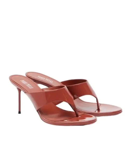 Paris Texas Lidia Patent Leather Thong Sandals