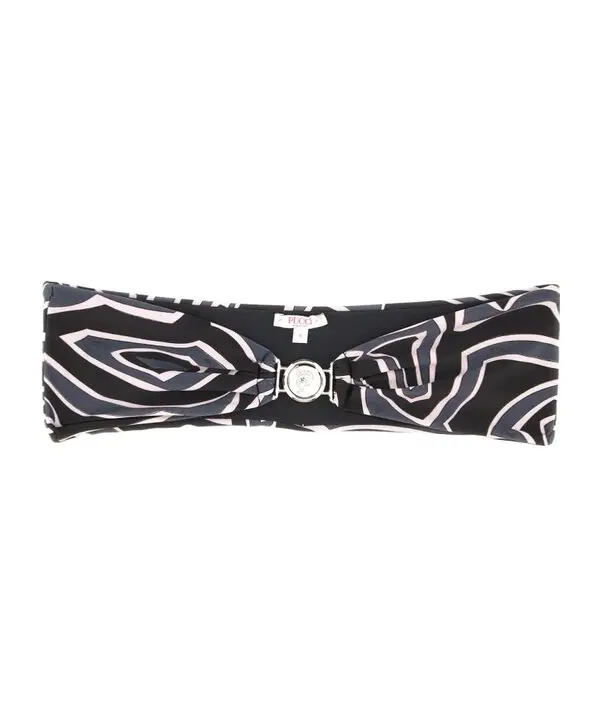 Emilio Pucci Maze Printed Strapless Bikini Top - Multcolor