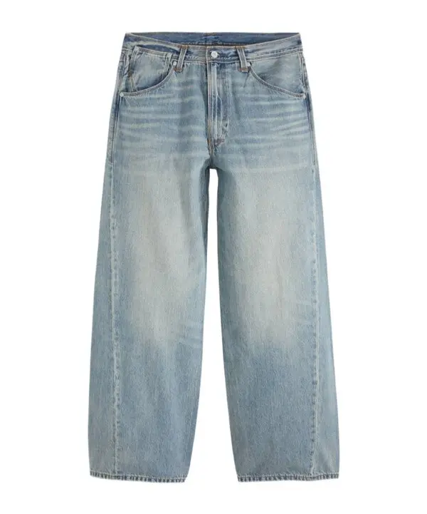 LEVI'S Twisted Baggy Wide Leg Jeans - Gray