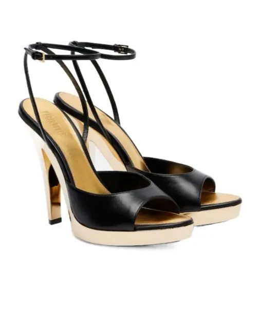 Paris Texas Gala Leather Platform Sandals