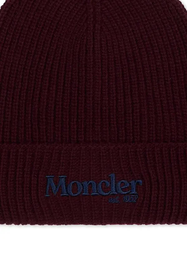 Moncler Ribbed Knit Hat