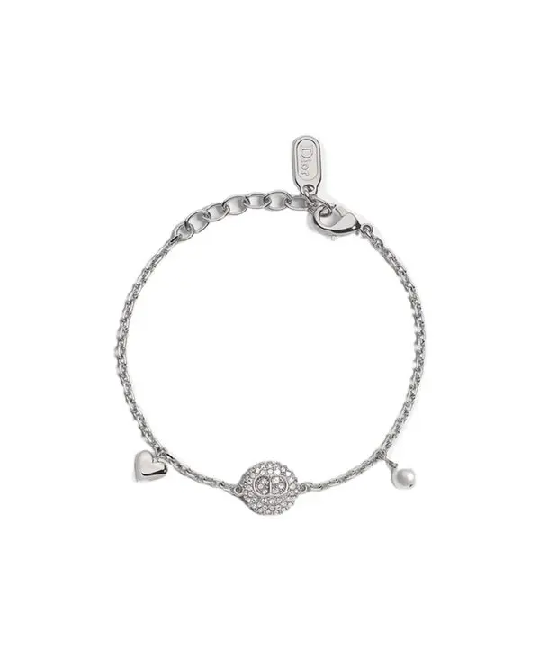 Dior Cd Disco Bracelet - Silver