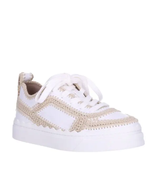 Chloé Lauren Leather Sneakers