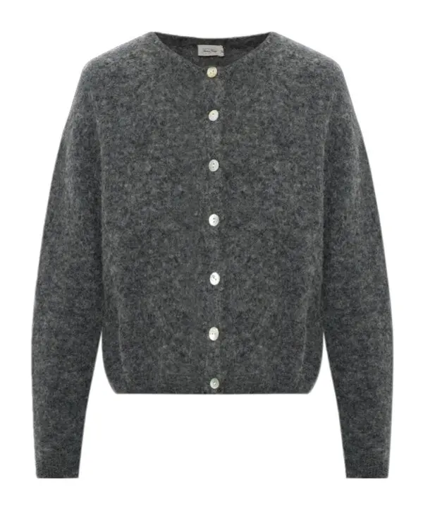 American Vintage Crew Neck Long-sleeved Knitwear - Black