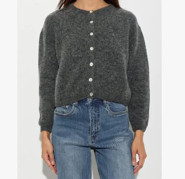 American Vintage Crew Neck Long-sleeved Knitwear - Black