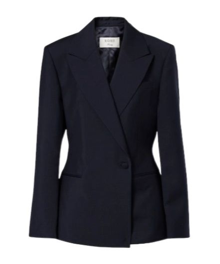 RÓHE Double-breasted Wool And Mohair Blazer