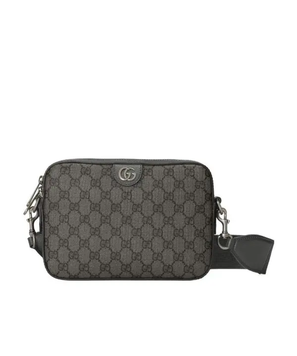 Gucci Ophidia Gg Zipped Shoulder Bag - Black