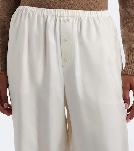 RÓHE Silk Wide-leg Pants