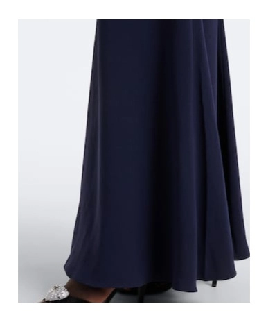 Roland Mouret Crystal-embellished Gathered Gown