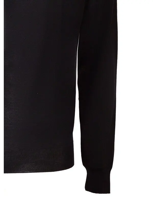 DRUMOHR Zip-collar Merino Polo Shirt