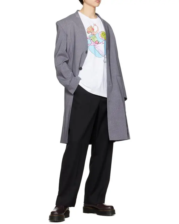 Maison Kitsuné Illustration-print Crew-neck T-shirt