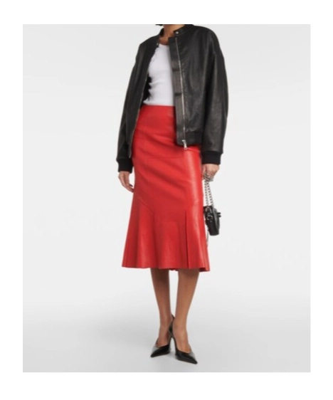 Stouls Leather Bomber Jacket