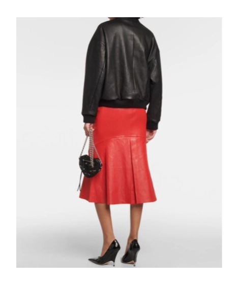 Stouls Leather Bomber Jacket