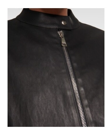 Stouls Leather Bomber Jacket