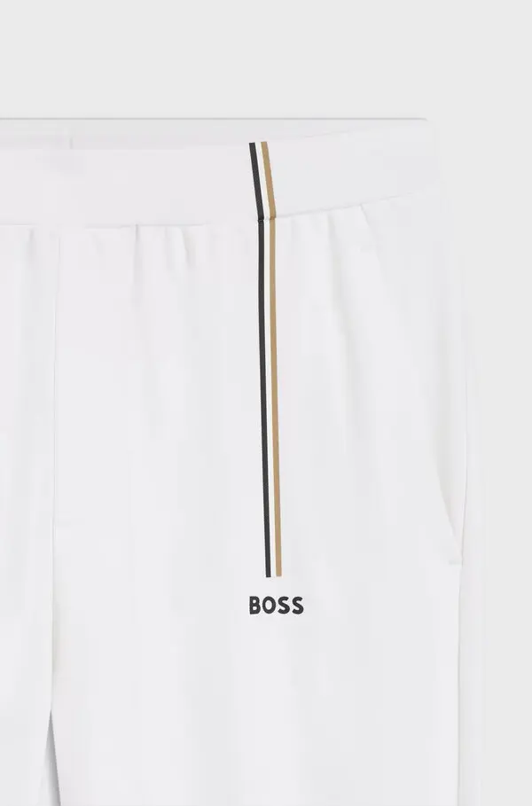 Hugo Boss Active Tracksuit Bottoms In Thermoregulating Stretch Gabardine