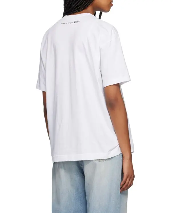 Comme Des Garçons Round-necked T-shirt
