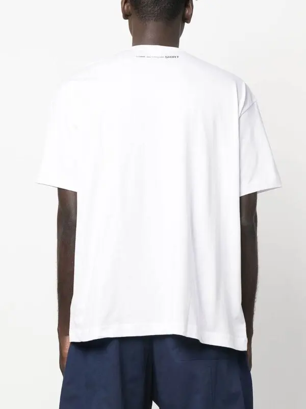 Comme Des Garçons Round-necked T-shirt