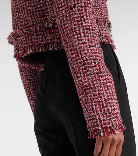 SAFIYAA LONDON Wool-blend Tweed Jacket