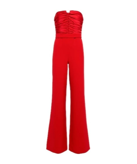 SAFIYAA LONDON Miriana Sleeveless Jumpsuit - Red