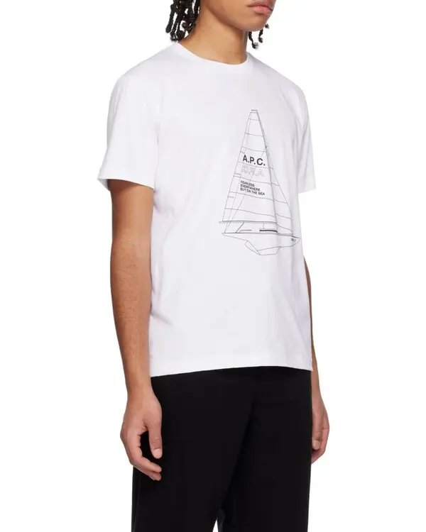 A.p.c. Logo Printed Crewneck T-shirt