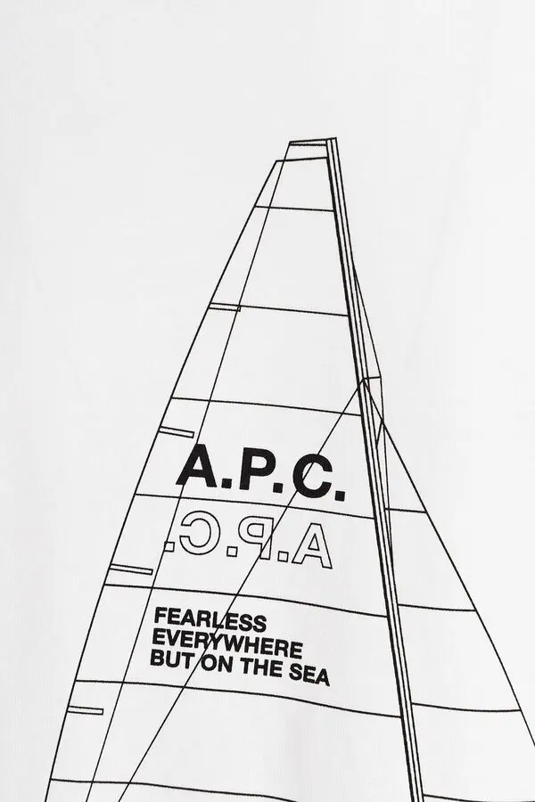 A.p.c. Logo Printed Crewneck T-shirt