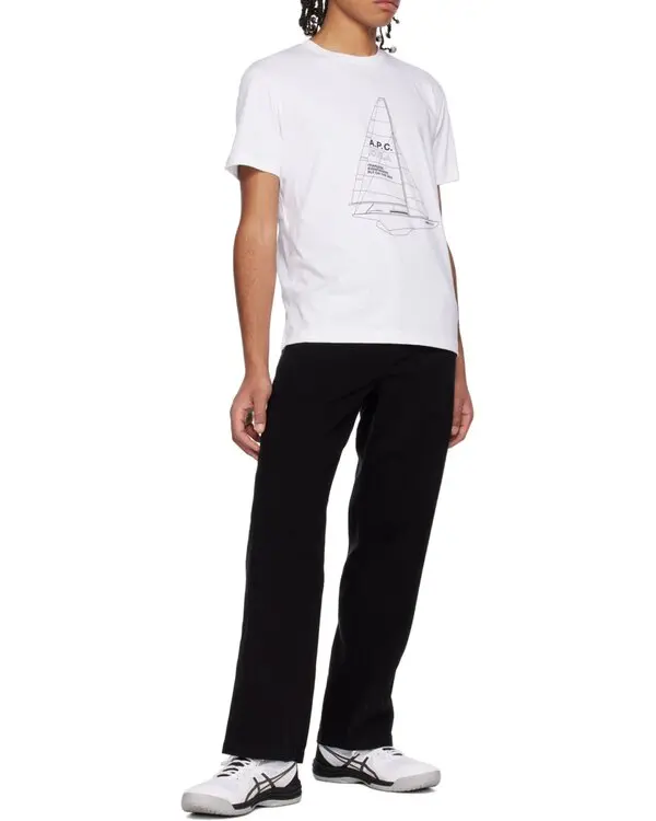 A.p.c. Logo Printed Crewneck T-shirt