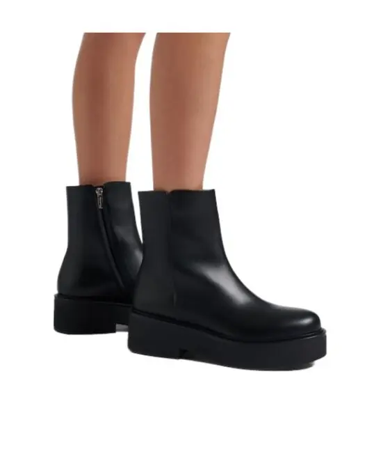 GIANVITO ROSSI Solid Color Ankle Boots