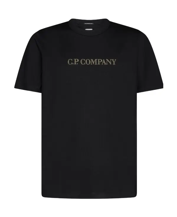 C.P. COMPANY Embroidered-logo Cotton T-shirt