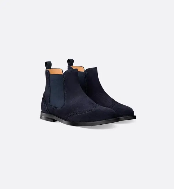 Dior Round Toe Chelsea Boots
