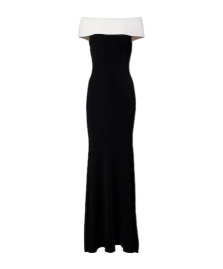 Roland Mouret Off-shoulder Gown