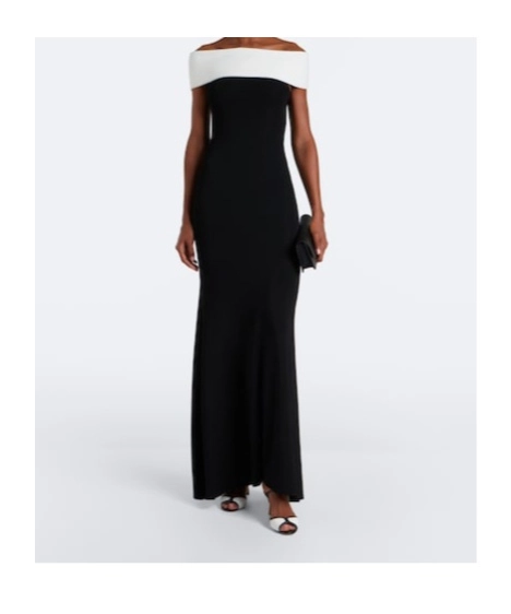 Roland Mouret Off-shoulder Gown