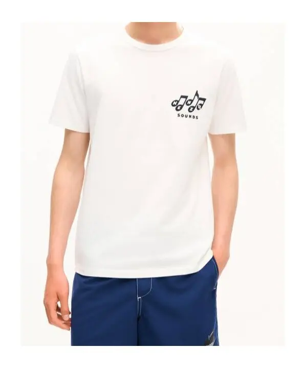 Kenzo Sounds' Embroidered Slim T-shirt In Cotton