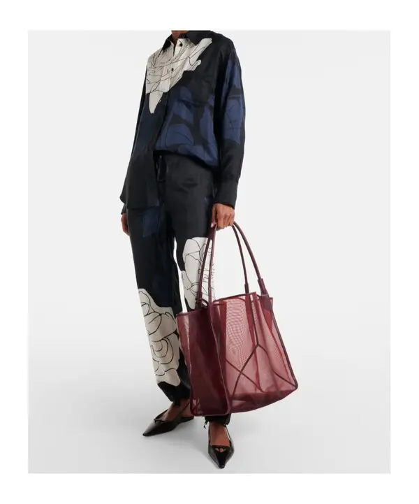 Victoria Beckham Medium Mesh Tote Bag - Pink