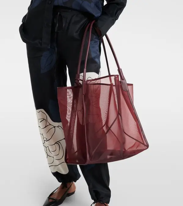 Victoria Beckham Medium Mesh Tote Bag - Pink