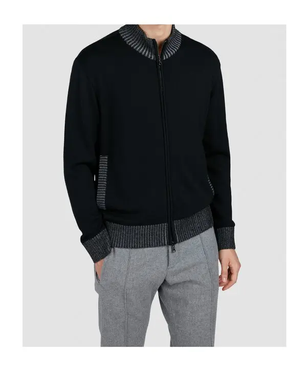 Paul & Shark Wool Zip-up Sweater