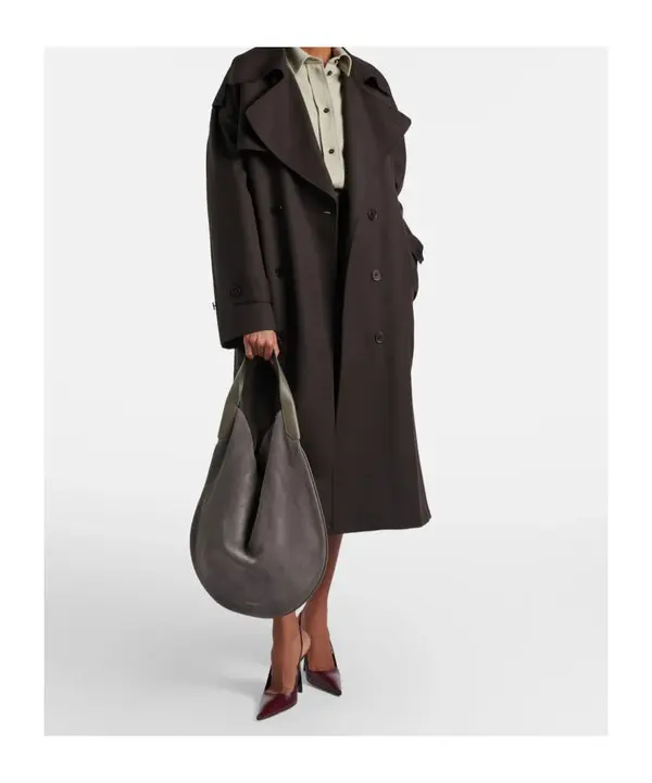 Victoria Beckham Soft Plié Suede Shoulder Bag
