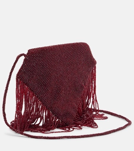 Victoria Beckham Manhattan Beaded Shoulder Bag