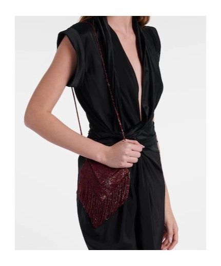 Victoria Beckham Manhattan Beaded Shoulder Bag