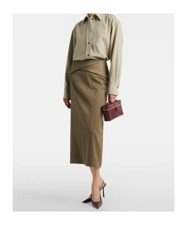 Victoria Beckham Vanity Logo Zip Shoulder Bag