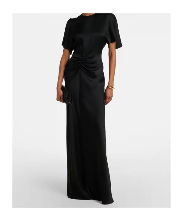 Victoria Beckham Dorian East-west Satin Clutch
