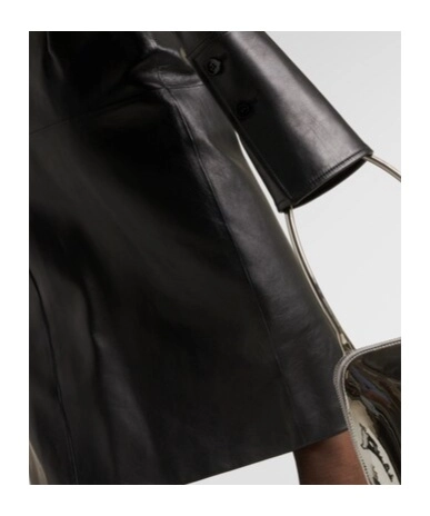 Sportmax Oidio Leather Coat