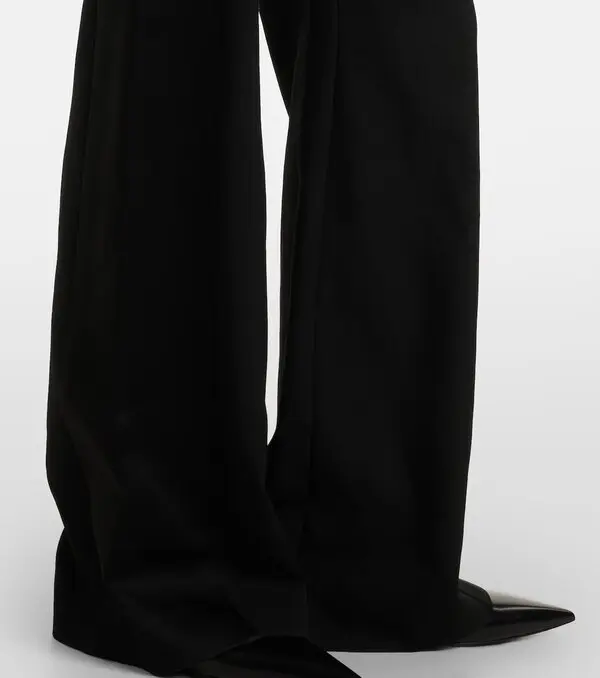 Victoria Beckham Cami Cutout Crêpe Satin Jumpsuit Wide Leg