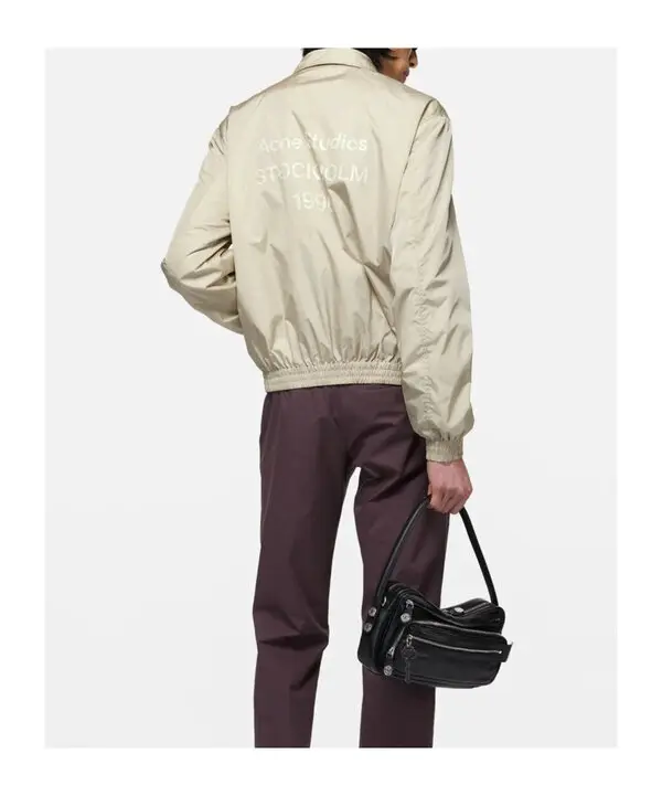 Acne Studios Logo-print Zip-up Jacket