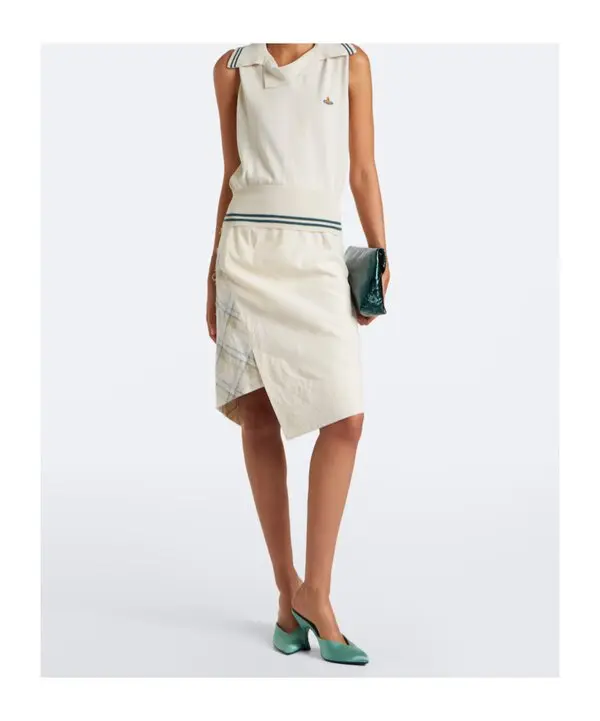VIVIENNE WESTWOOD Doubletake Cotton-cashmere Blend Sleeveless Top