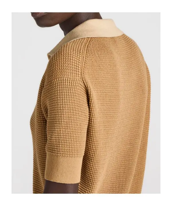 J.W.ANDERSON Short-sleeved Knitted Polo Shirt