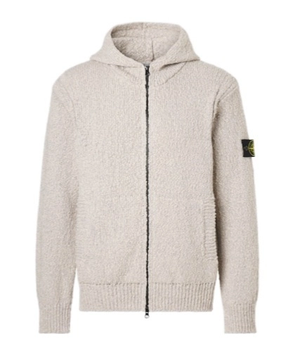 Stone Island Compass Cotton Zip-up Hoodie