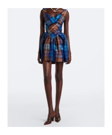 VIVIENNE WESTWOOD Checked Mini Dress
