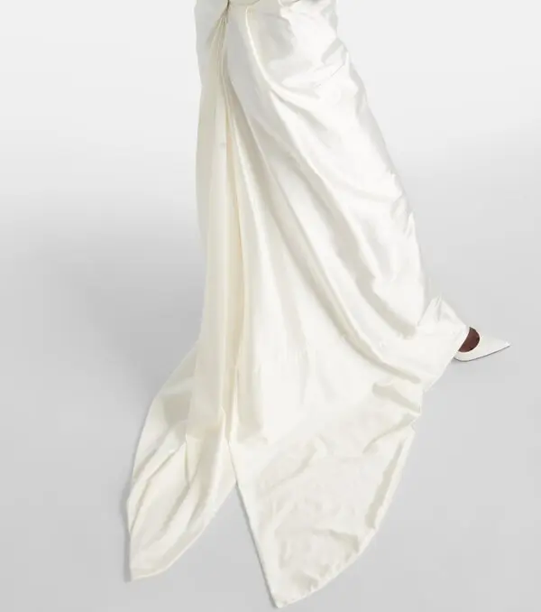 VIVIENNE WESTWOOD Camille Satin Draped Bridal Gown