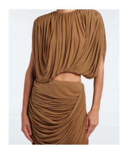Magda Butrym Draped Jersey Crop Top