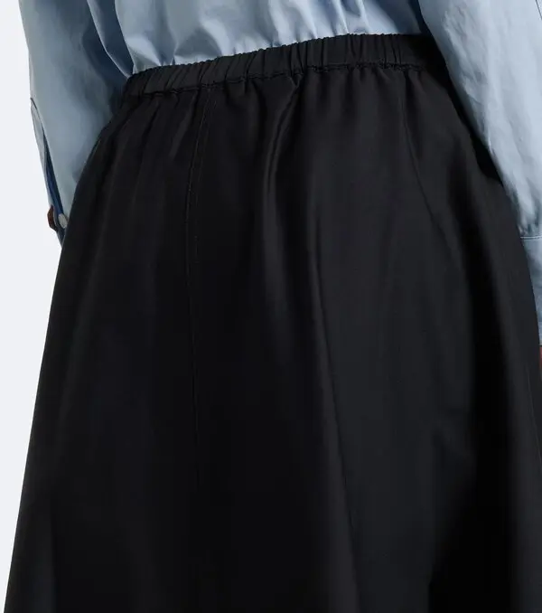 Vince Cotton Midi Skirt
